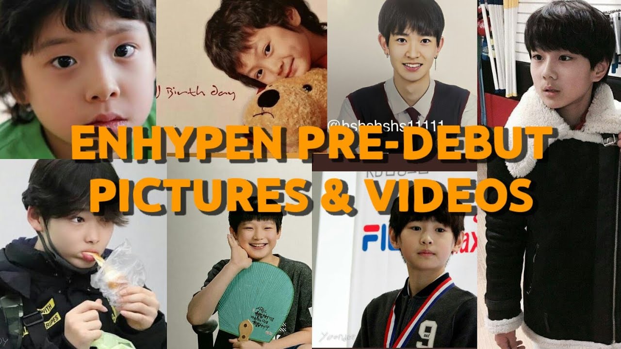 ENHYPEN MEMBERS PRE-DEBUT PICTURES - YouTube