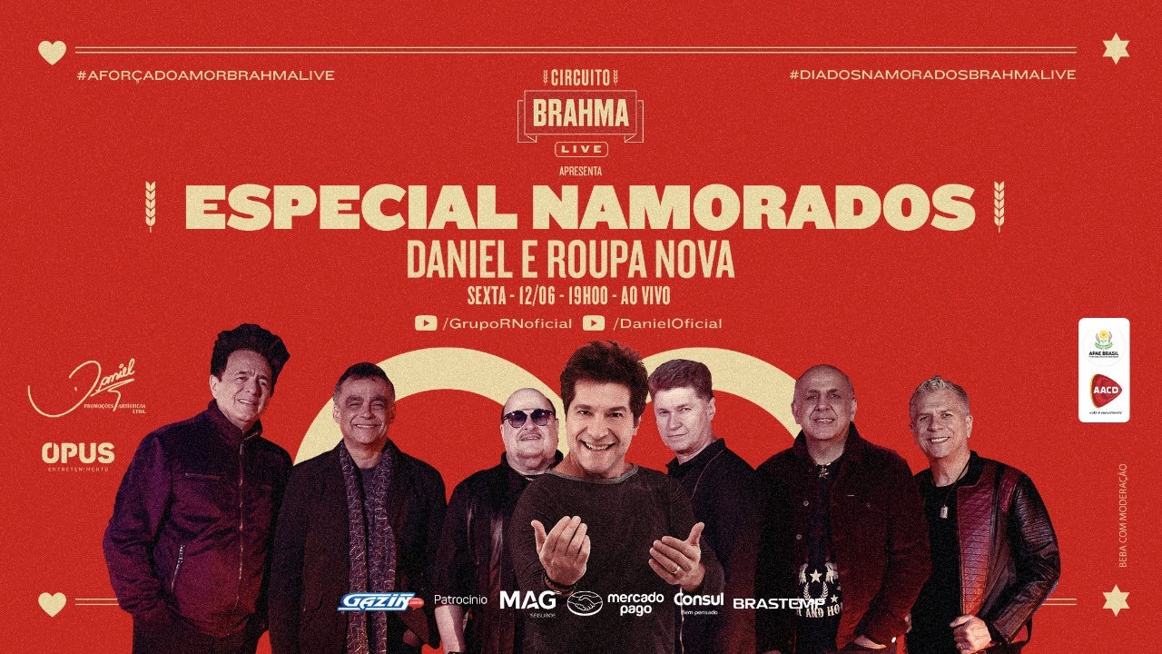 LIVE A FORÇA DO AMOR, EM HOMENAGEM AO DIA DOS NAMORADOS, COM O CANTOR ...