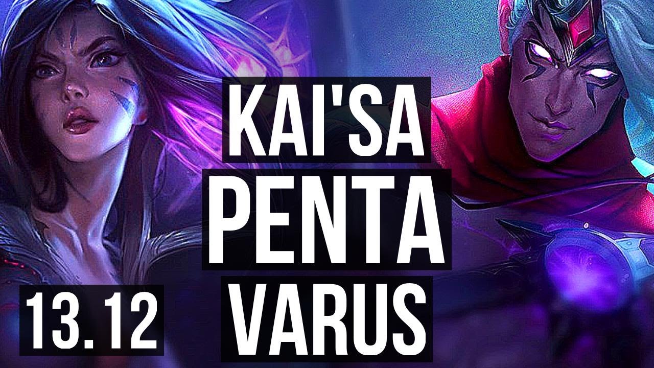 KAI'SA & Sona vs VARUS & Milio (ADC) | Penta, 13/1/7, Godlike, 300+ games | EUW Master | 13.12 ...