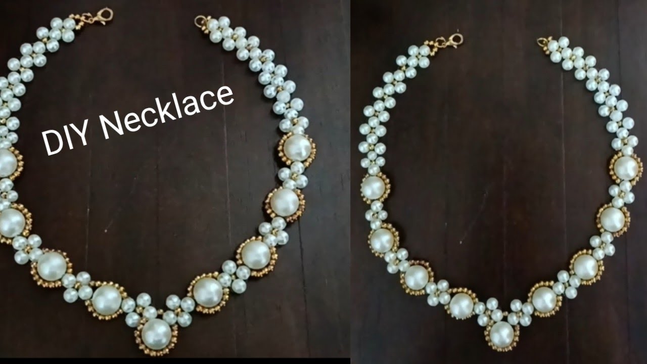 How to make a Necklace /DIY Necklace /beads tutorial - YouTube