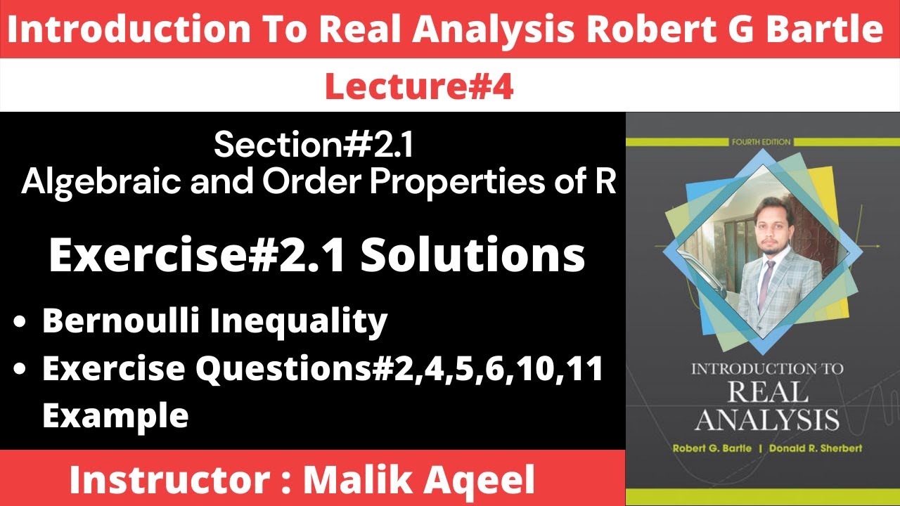 Introduction To Real Analysis Bartle Solutions Exercise 2 1 Real Introduction To Real Analysis Bartle Solutions Exercise 2 1 Real