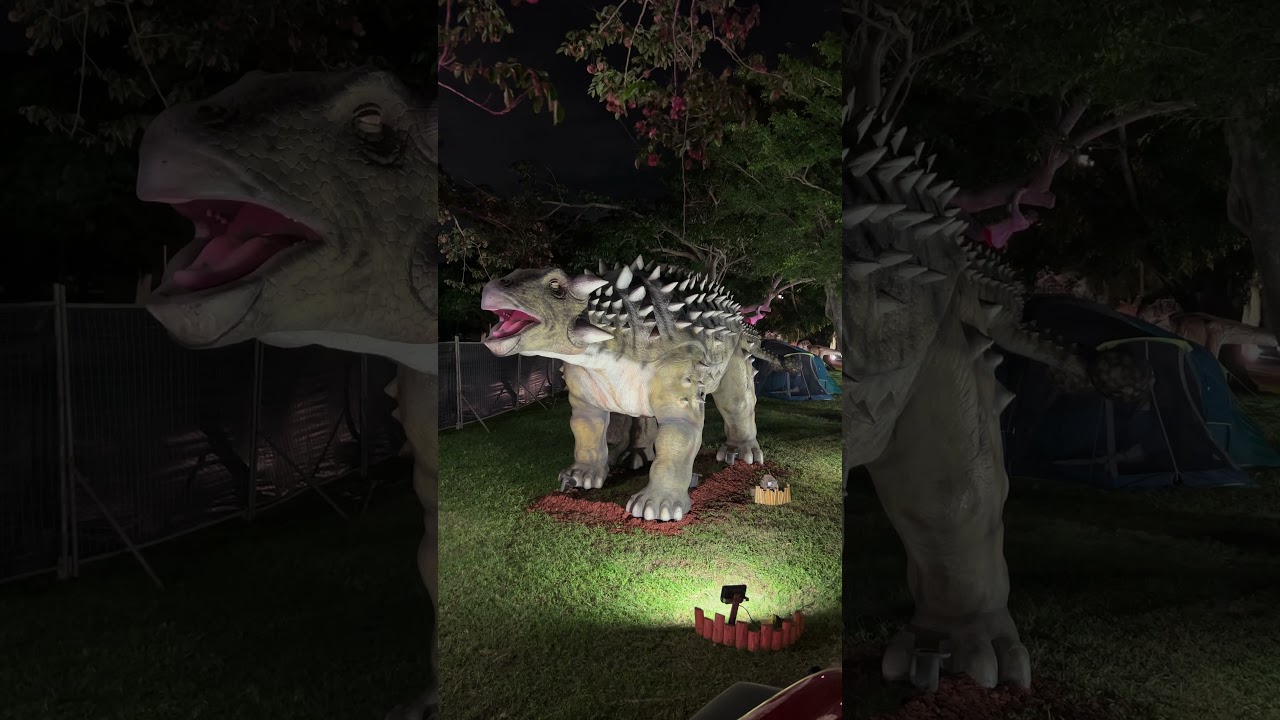 Dinosaurs… Animatronics Parque Luis Muñoz Marín en Puerto Rico - YouTube