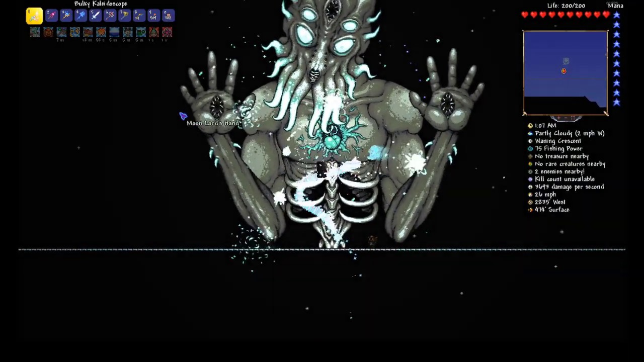 Moon Lord Master Mode Nohit - YouTube