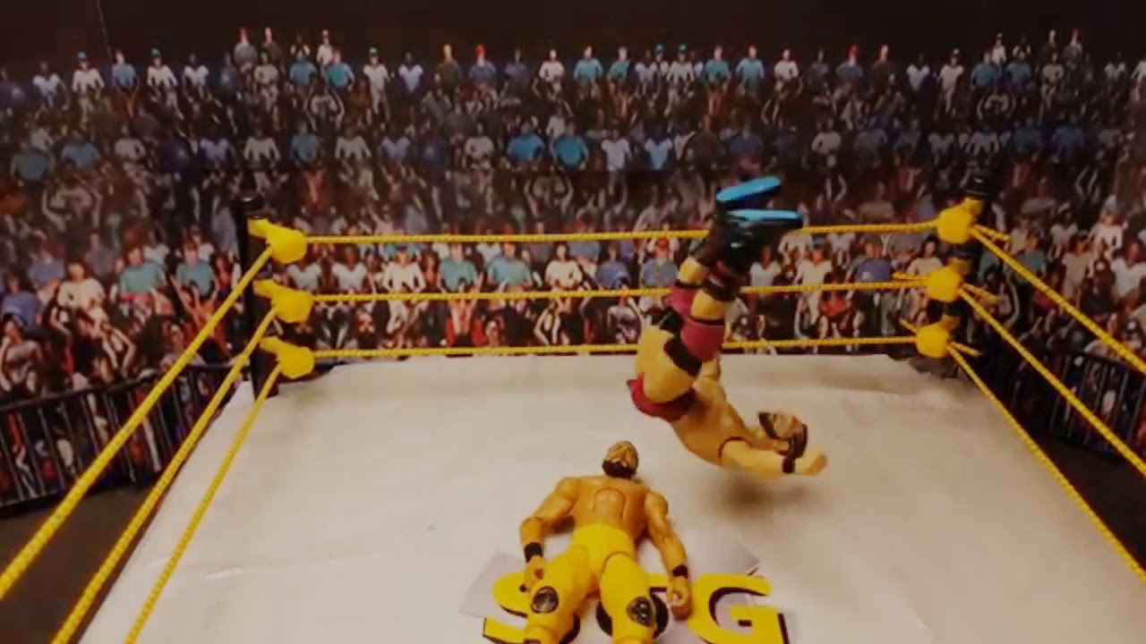 STG - Somersault Leg Drop | WWE Stop Motion | - YouTube