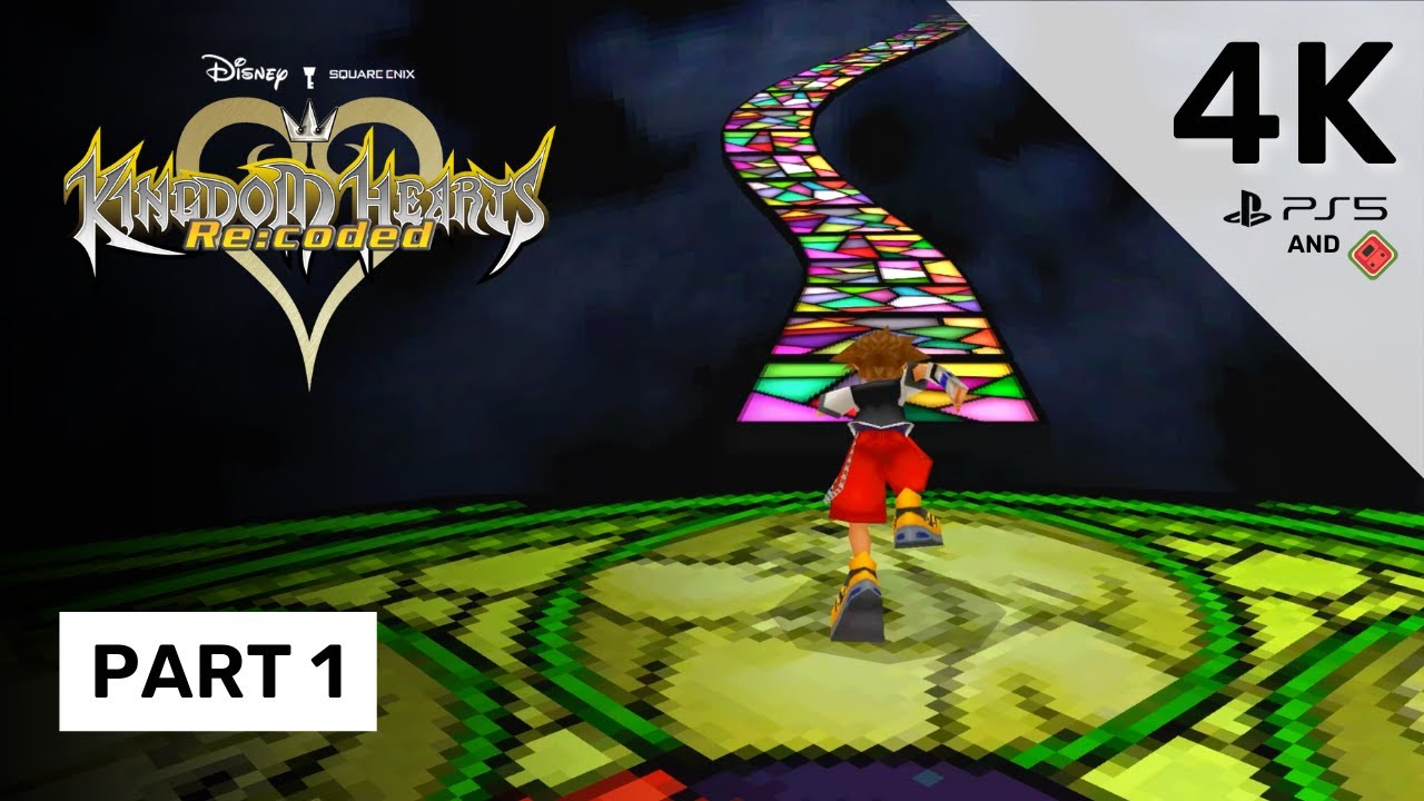 Part 1 | Kingdom Hearts Re:coded | 4K Walkthrough and Cutscenes | No Commentary Walkthrough ...