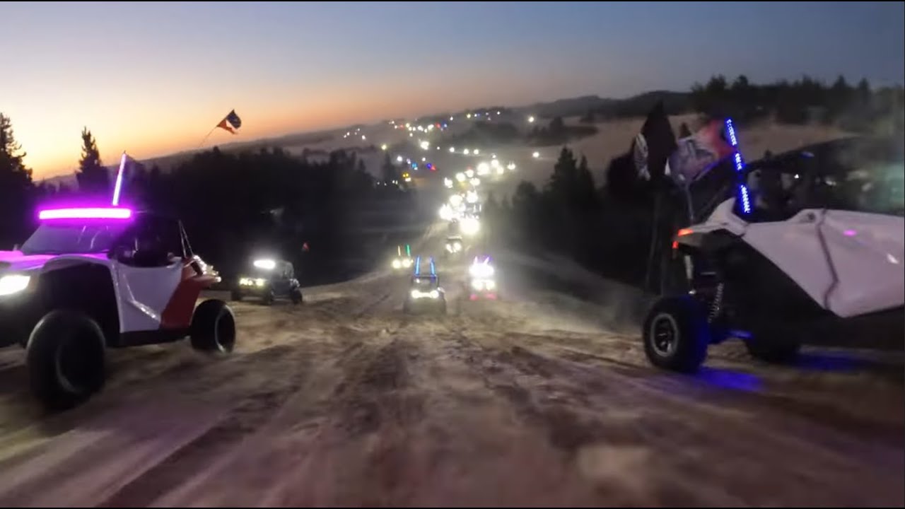 UTV takeover Friday night ride - YouTube