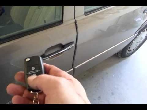 Mercedes 124 with keyless open comfort jom 7105 - YouTube