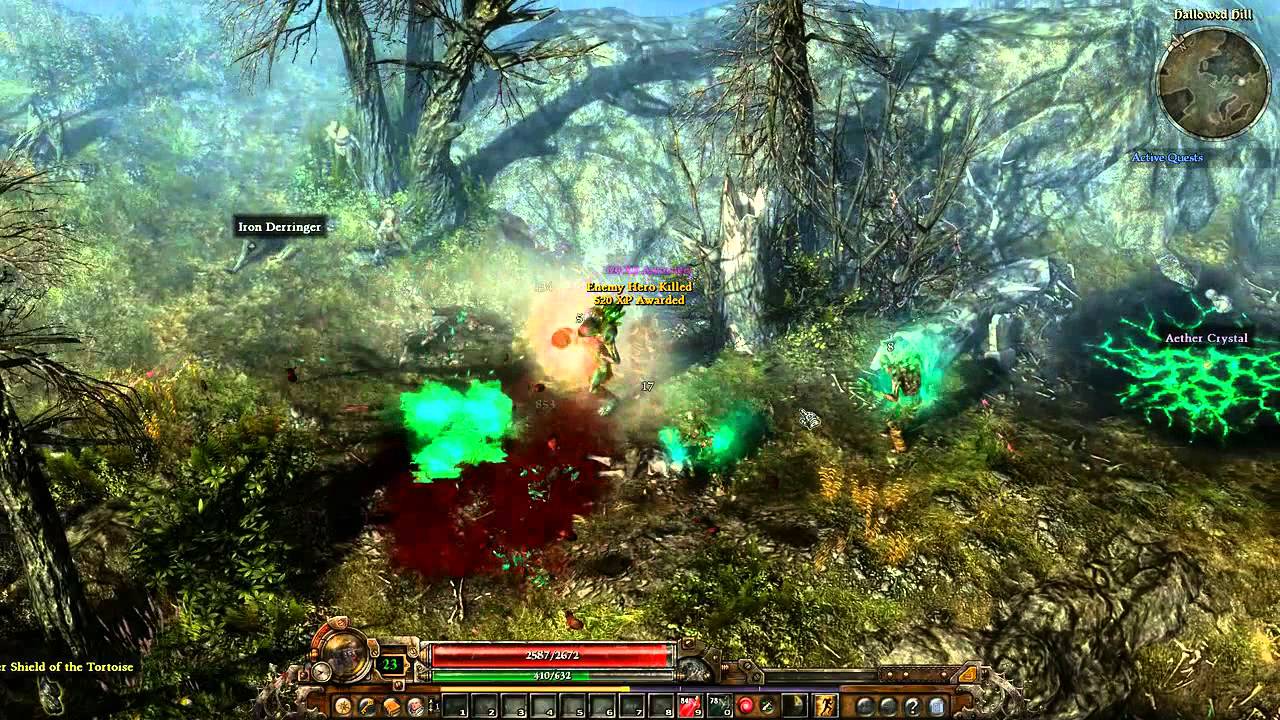 Grim Dawn gameplay SOLDIER Overpowered : secret area + rush boss - YouTube