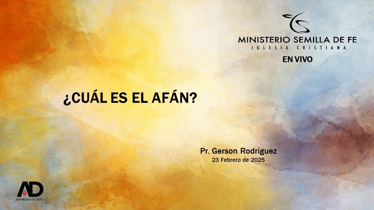📍 CULTO EN VIVO 📍 ¿CUAL ES AFÀN?... (Genesis 16) - YouTube