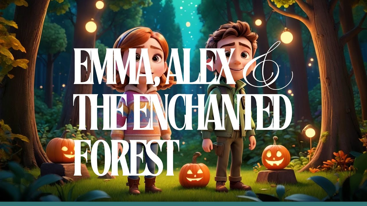 Emma, Alex, and the Enchanted Forest | Halloween Bedtime Story - YouTube