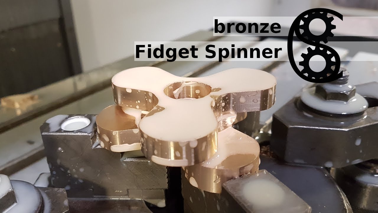 Bronze FIDGET SPINNER - the advanced way - YouTube