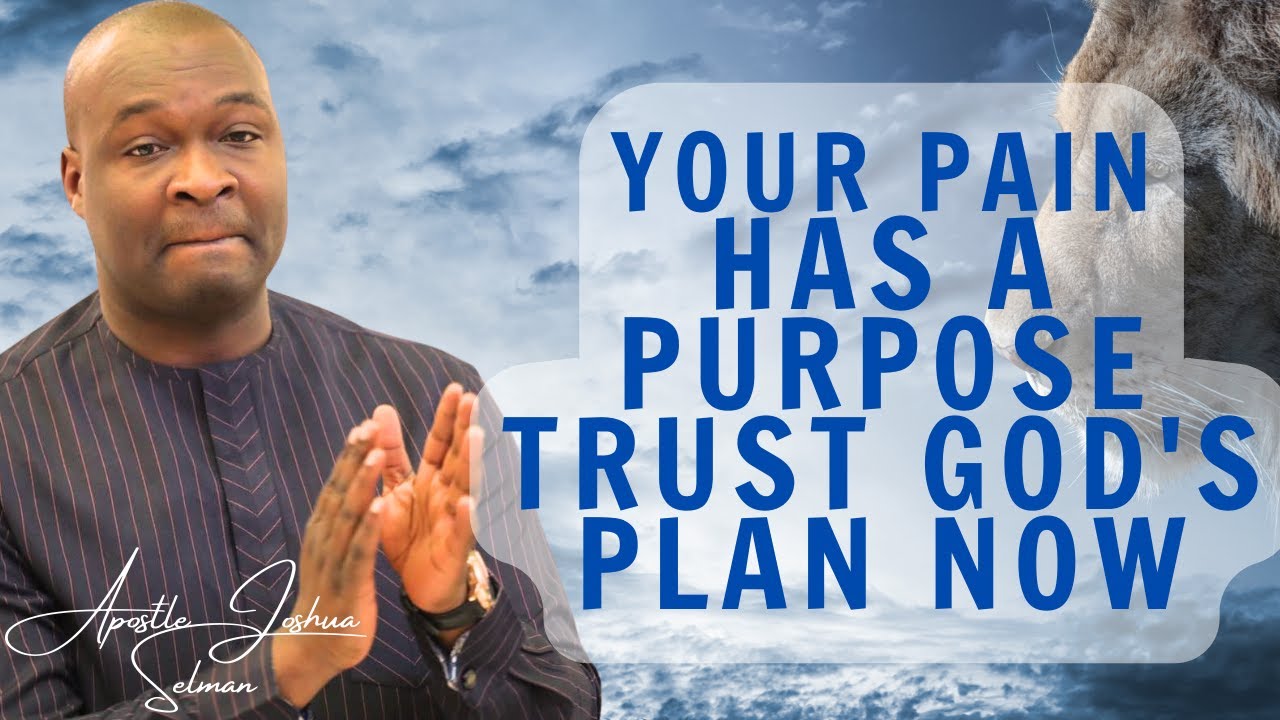YOUR PAIN HAS A PURPOSE, TRUST GOD'S PLAN NOT YOUR PAIN - APOSTLE ...
