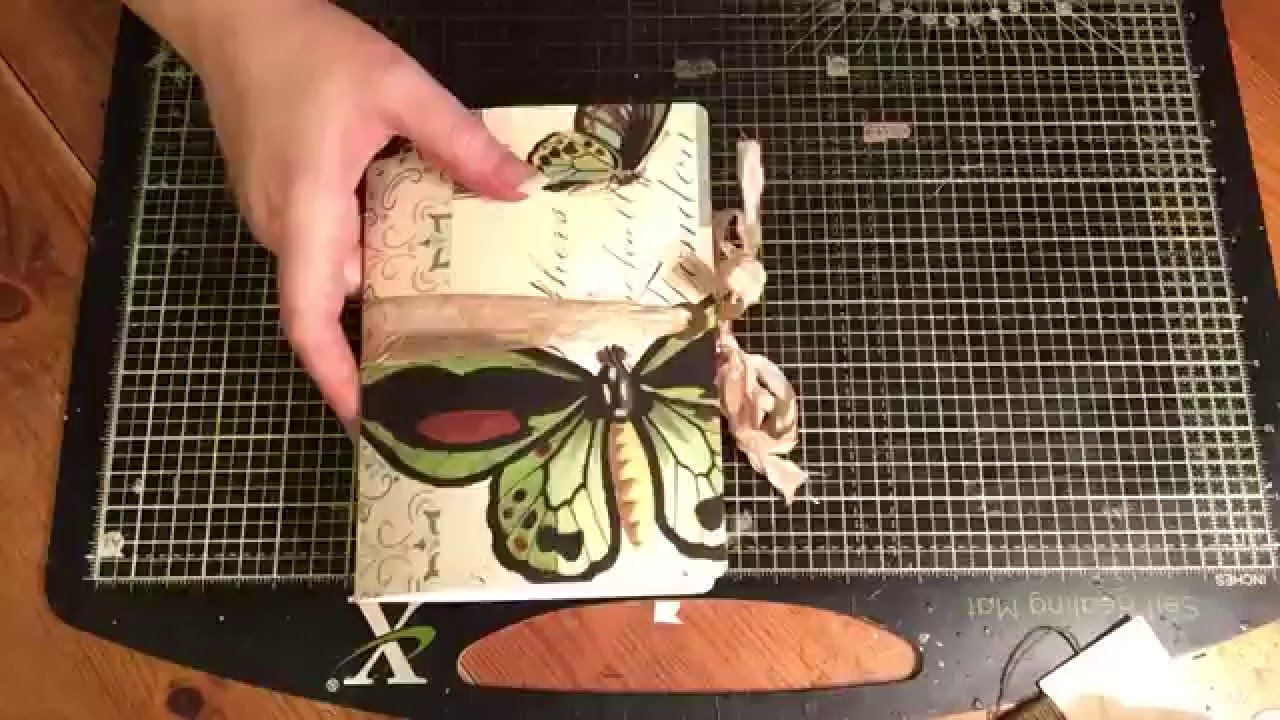 Vintage file folder journal - YouTube