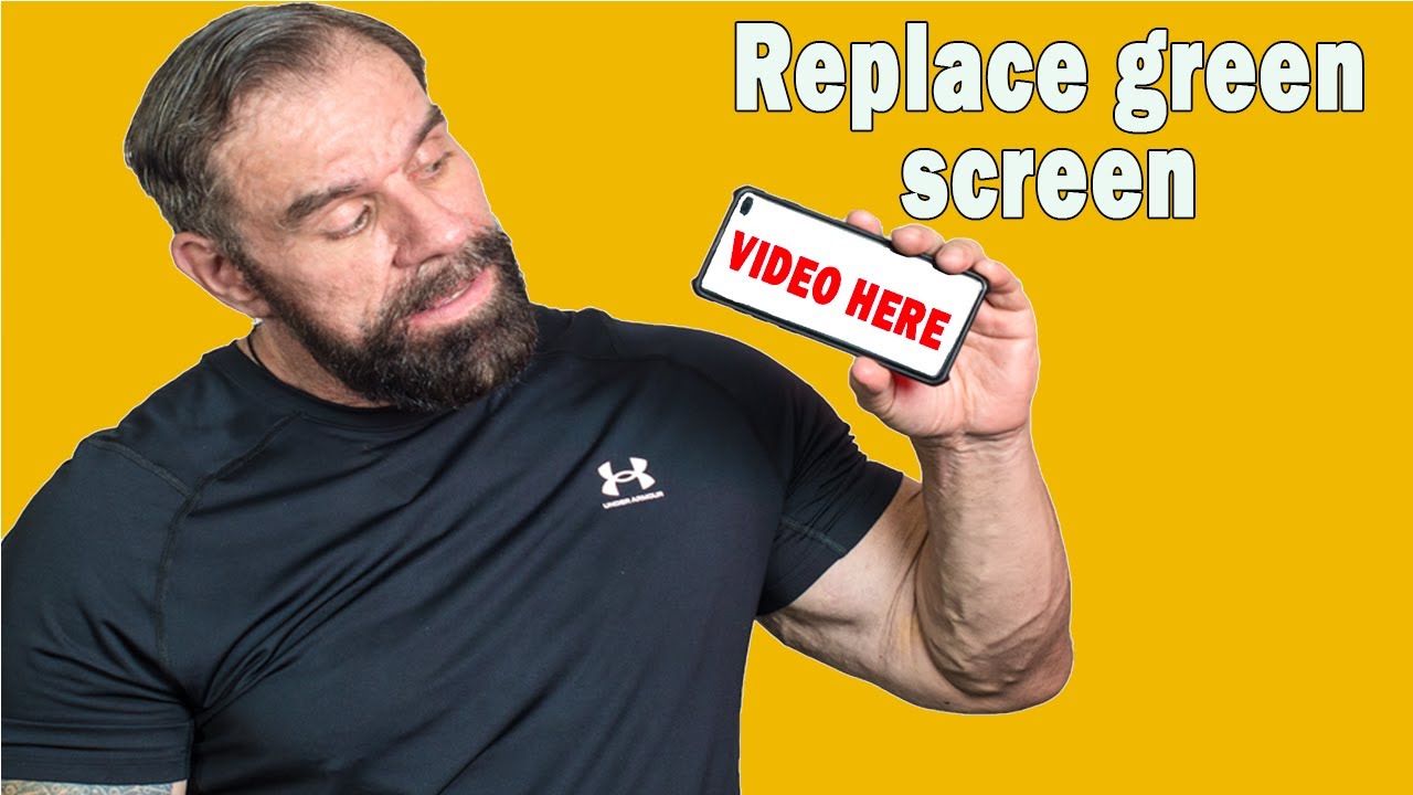 How to GREEN screen replace in VideoStudio 2022 - YouTube