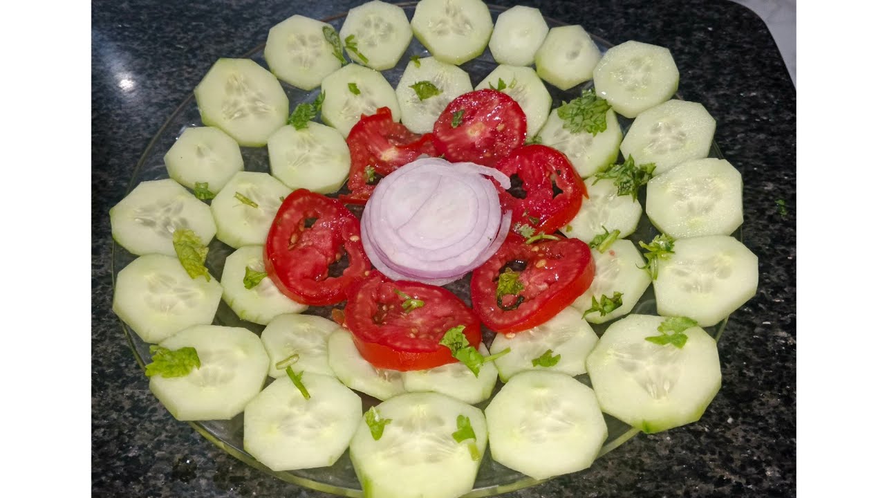 Cucumber Tomato Onion Salad 🥗 Recipe | Salads | Saliha Ali Food Secrets ...
