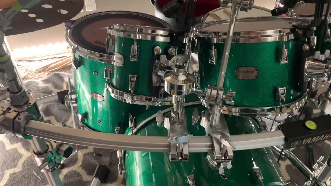 Yamaha Hex Rack II, Gibraltar Stealth - YouTube