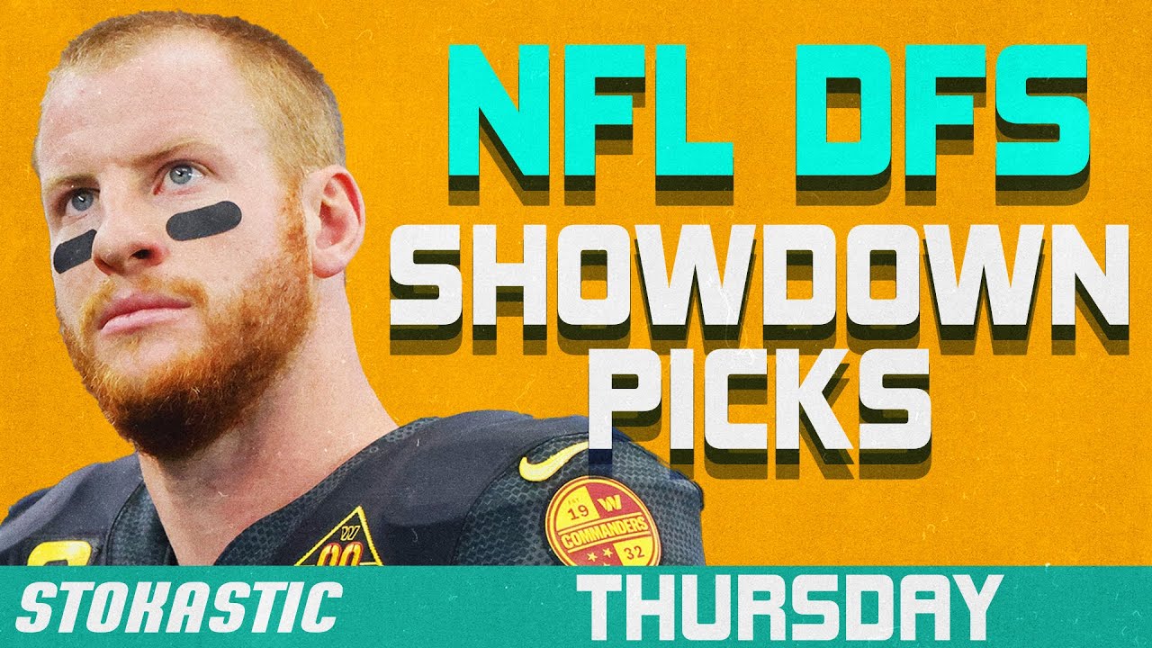Showdown NFL DFS Strategy TNF Week 6 Commanders vs Bears | Thursday ...