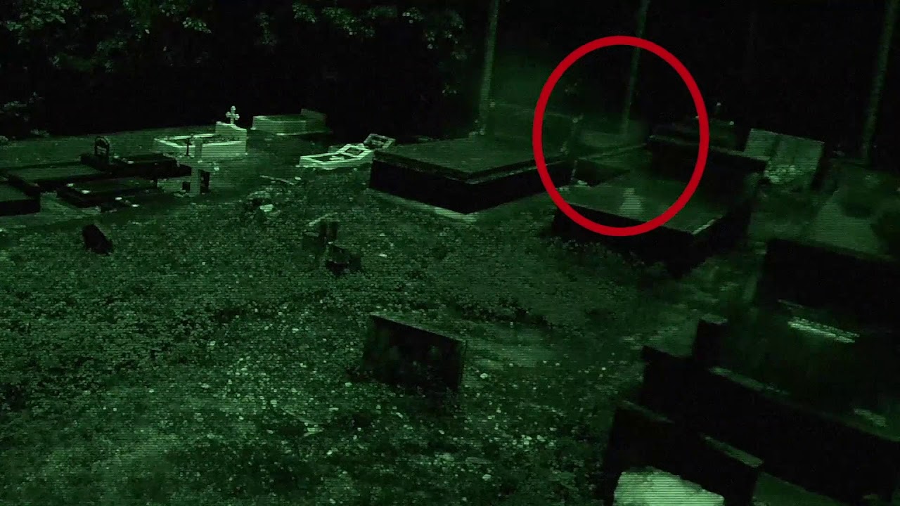 Three Ghosts Caught on Camera in Cemeteries - YouTube