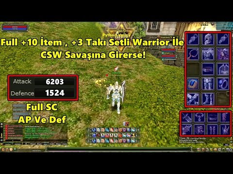 Full +10 İtem +3 Takılı Warrior Char İle Önce Delos Savaşı, Ardından Delos Bossları! | Knight Online