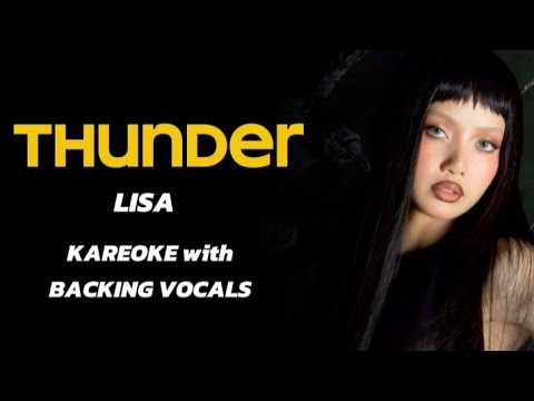 LISA - THUNDER - KAREOKE with BACKING VOCALS