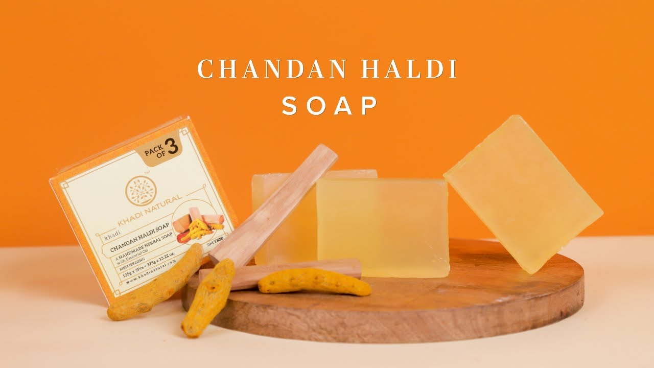 Khadi Natural Chandan Haldi Soap Pack of 3: The Ultimate Skin ...