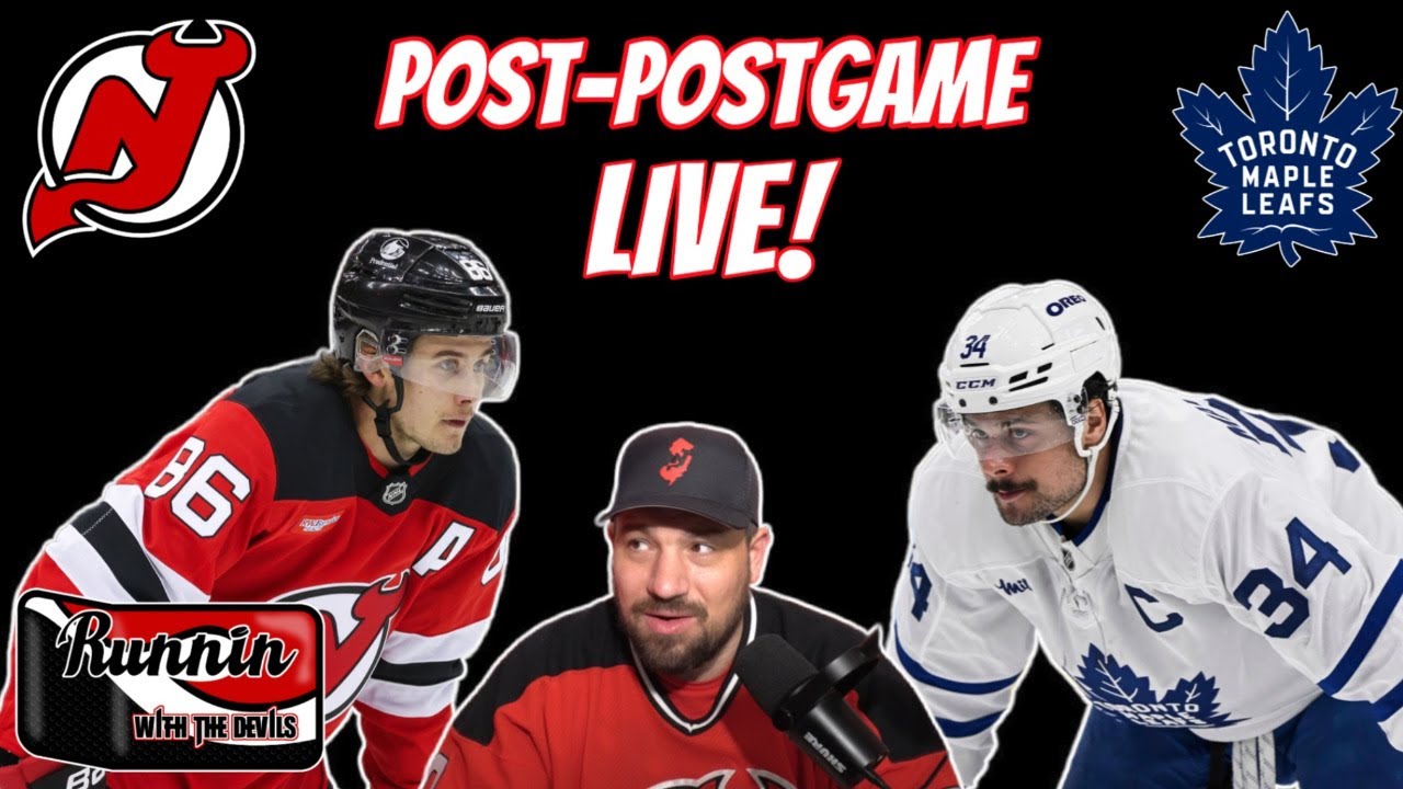 NJ Devils vs. Toronto Maple Leafs Post-Postgame LIVE! 12/10/24 - YouTube