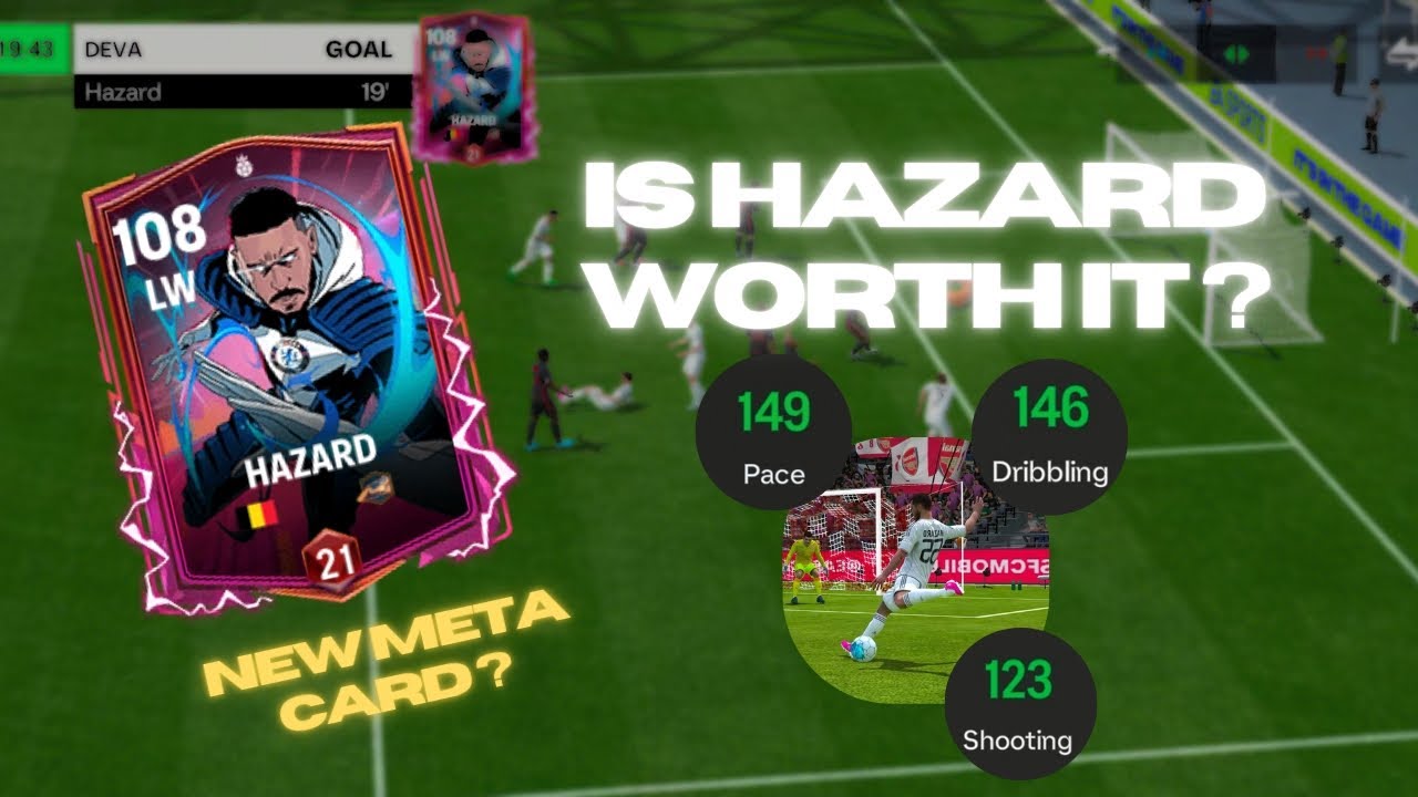 NEW EDEN HAZARD CARD IS FANTASTIC🔥|FCMOBILE|#eafc25 #eafcmobile # ...
