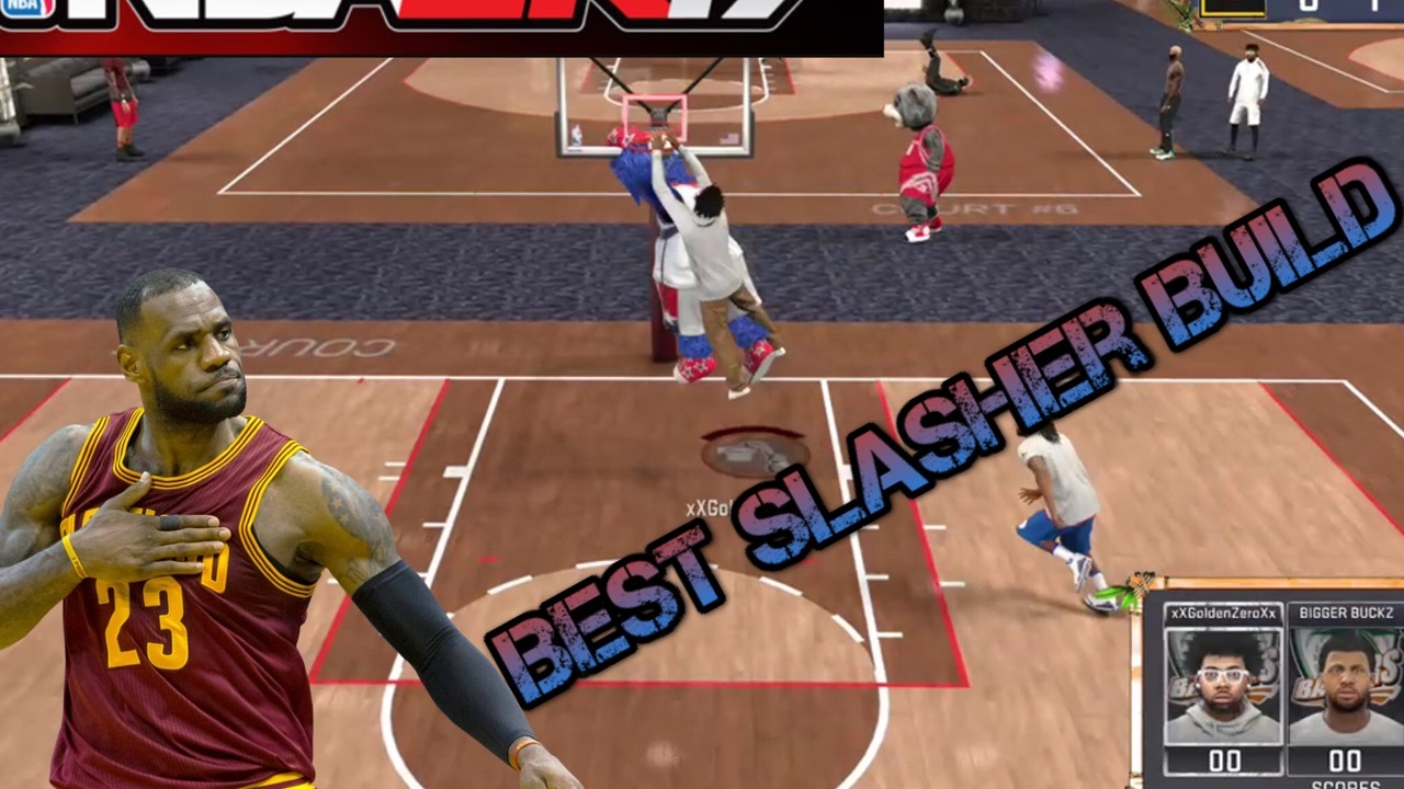 NBA 2K17 BEST MY PLAYER BUILD!! SF SLASHER TAKES OVER!! - YouTube