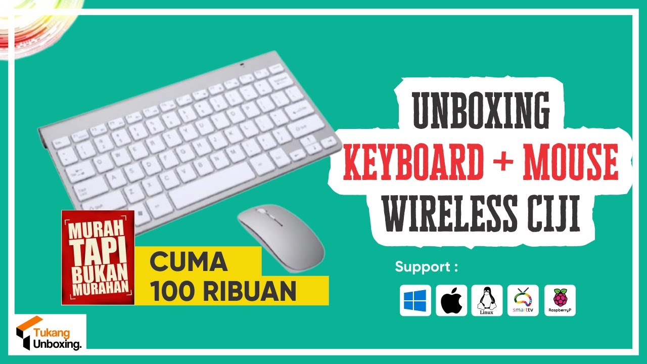 Review keyboard wireless CIJI - Tukang Unboxing - YouTube