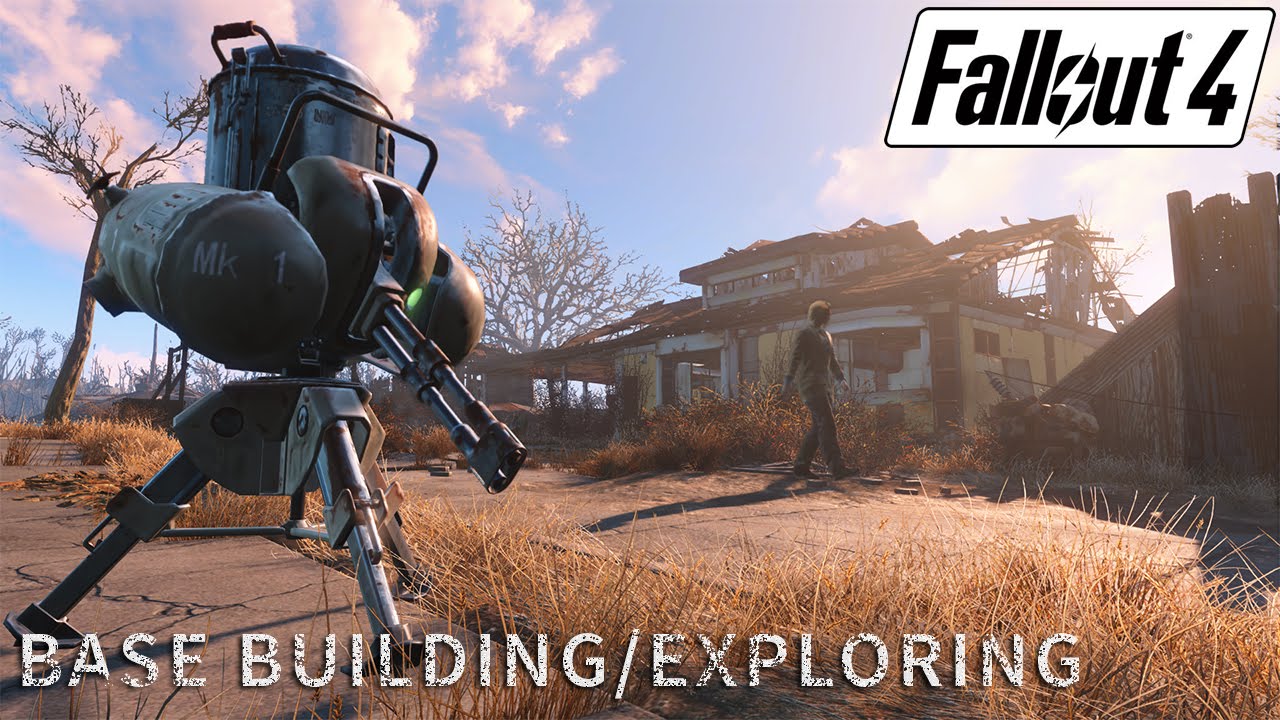Stream - Fallout 4 - Base Building/Exploring - No Main Story - YouTube