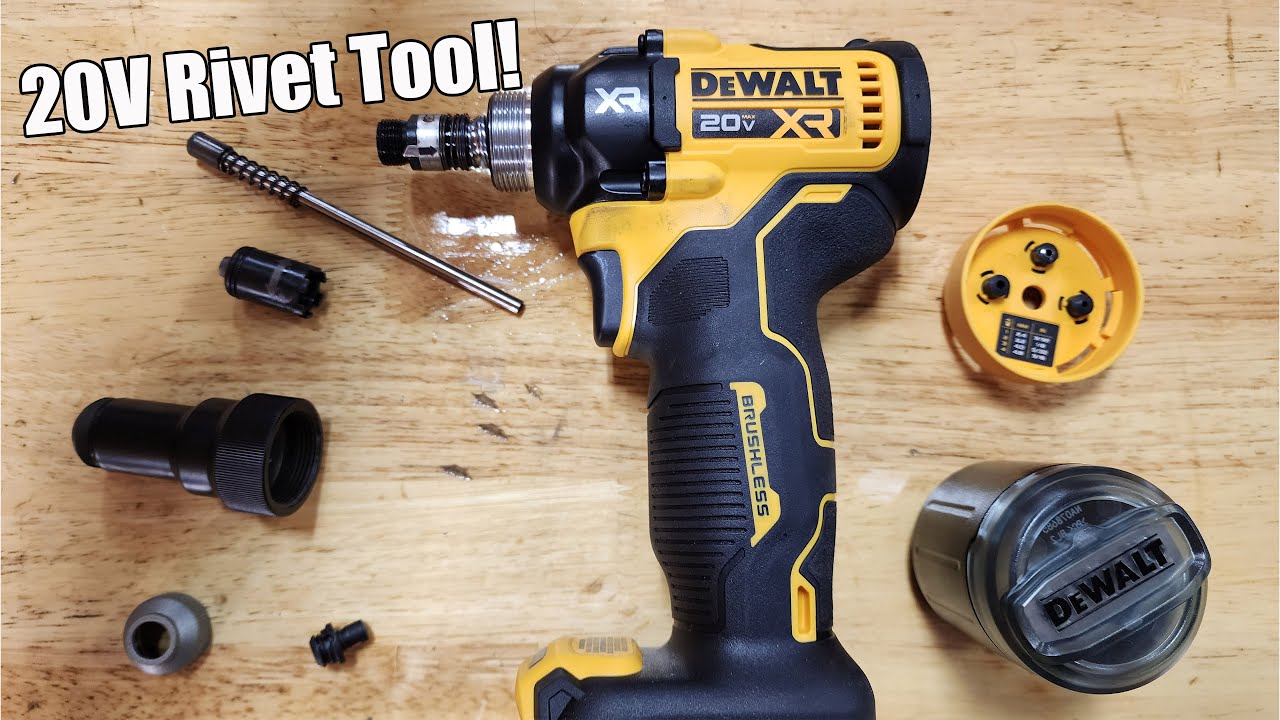 DEWALT DCF403D1 20V XR Brushless 3 16 Rivet Tool Review YouTube