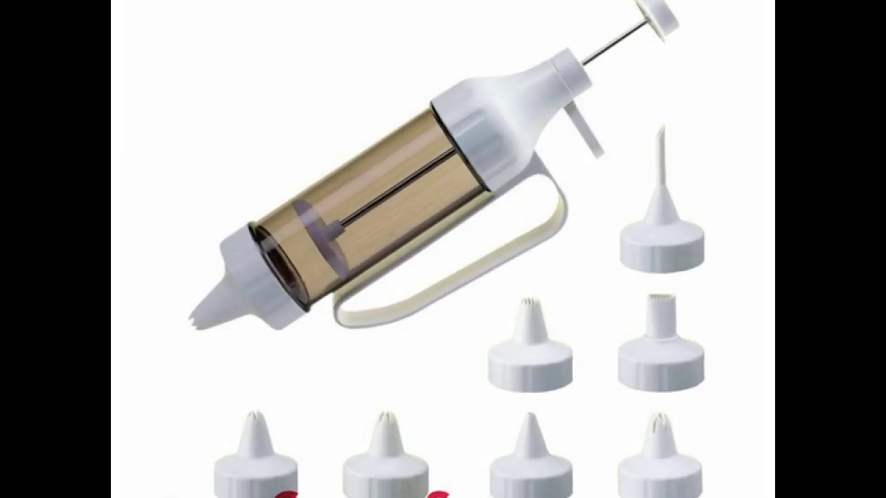 8pcs Cream Syringe - YouTube