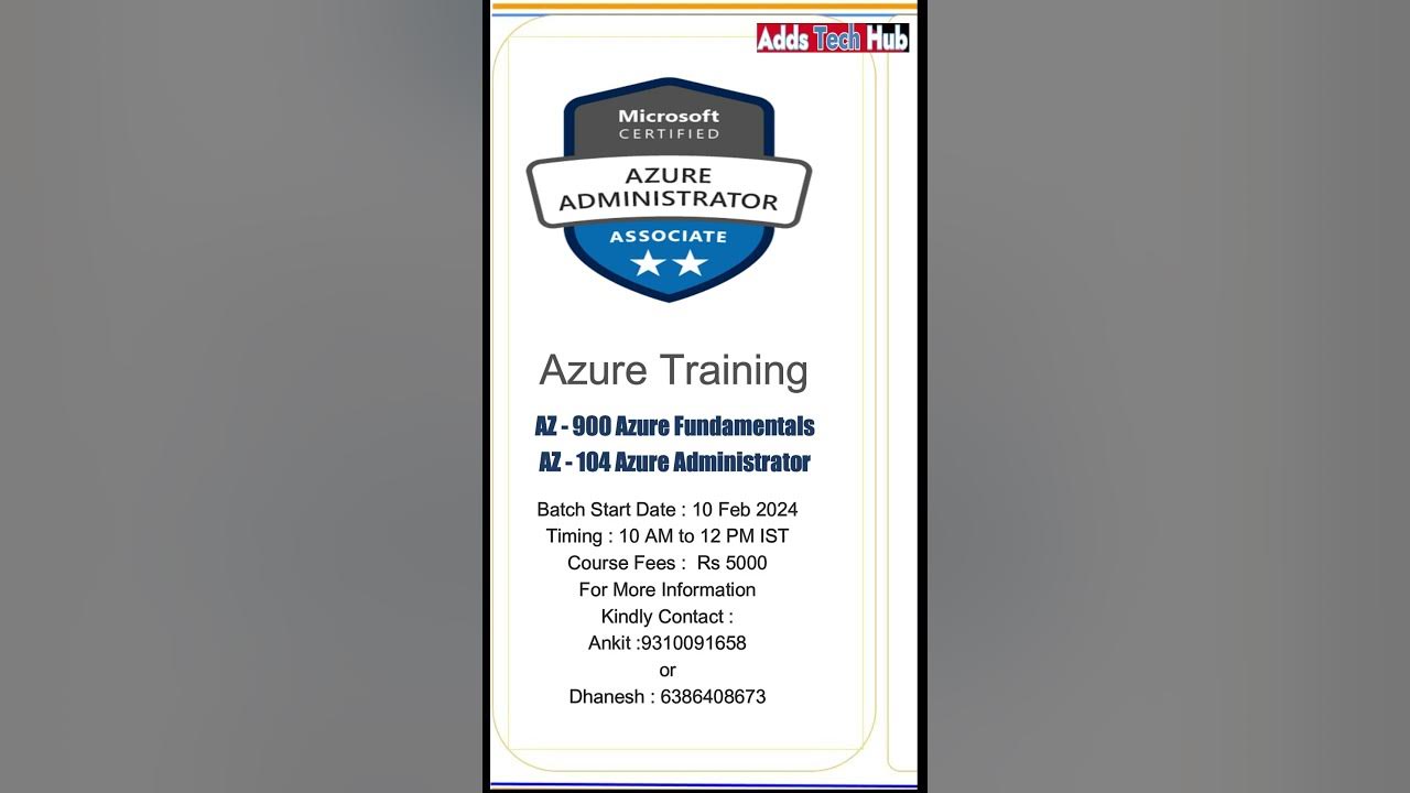 Advertizment Azure Training Technology Kubernetes Kubernetesarchitecture Business Youtube
