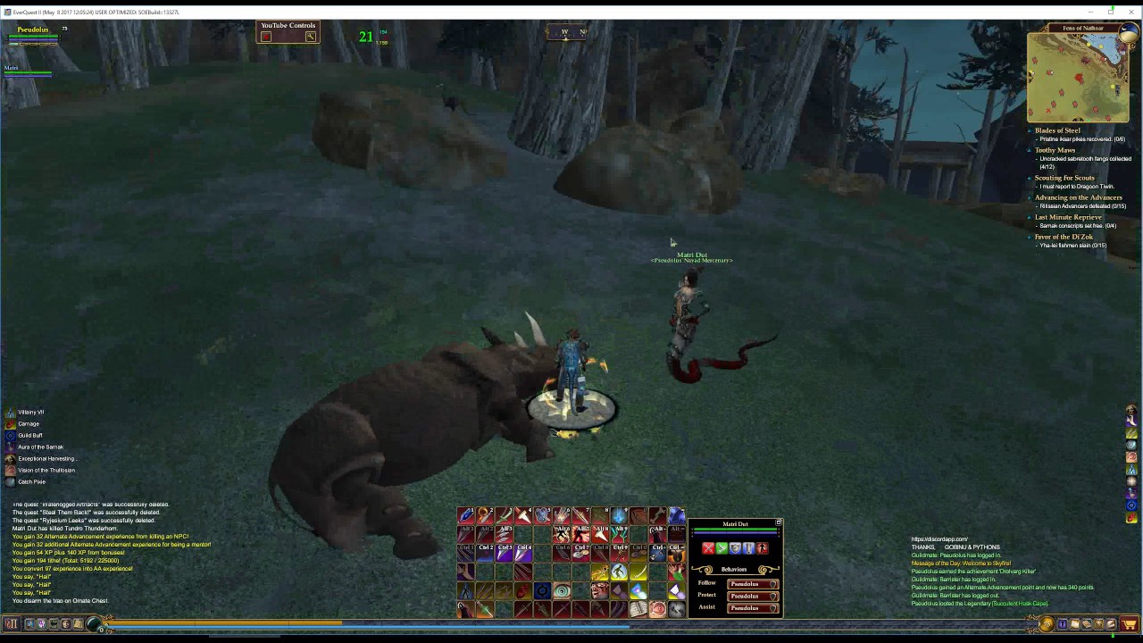 Everquest 2 - 95 Assassin - 180 - Fens of Nathasar - YouTube