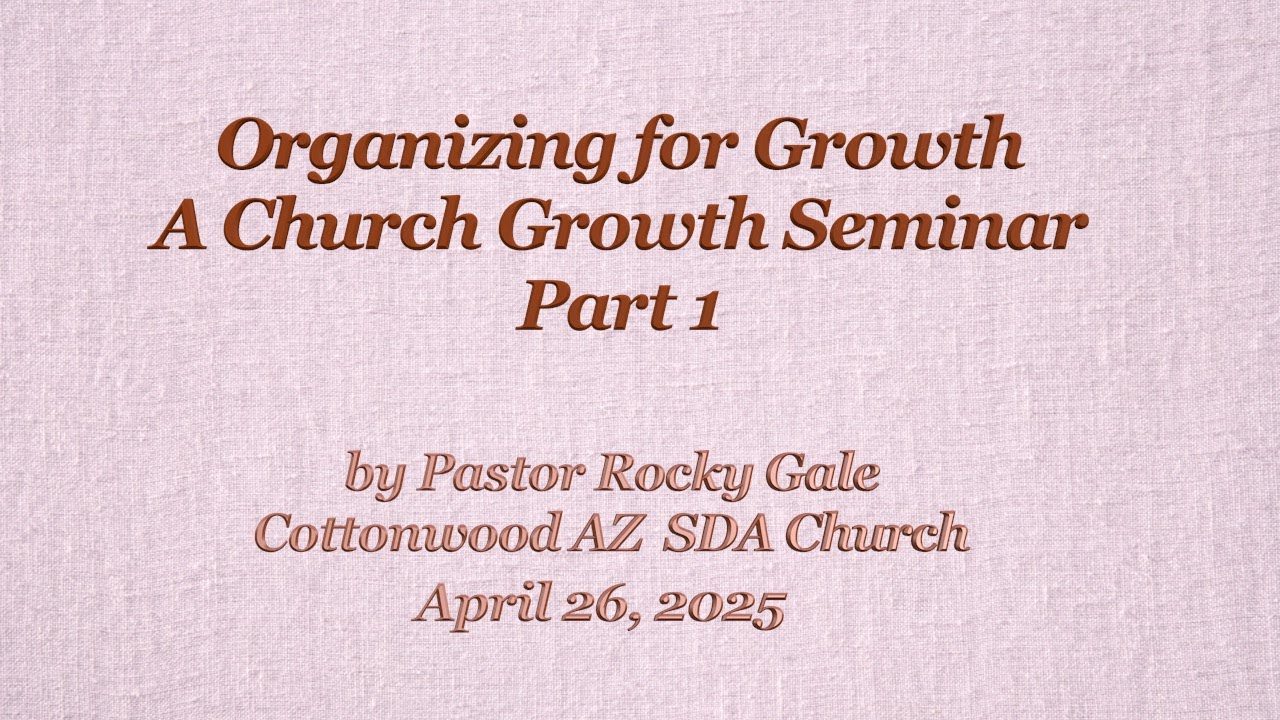 Organizing for Growth Part 1 - YouTube