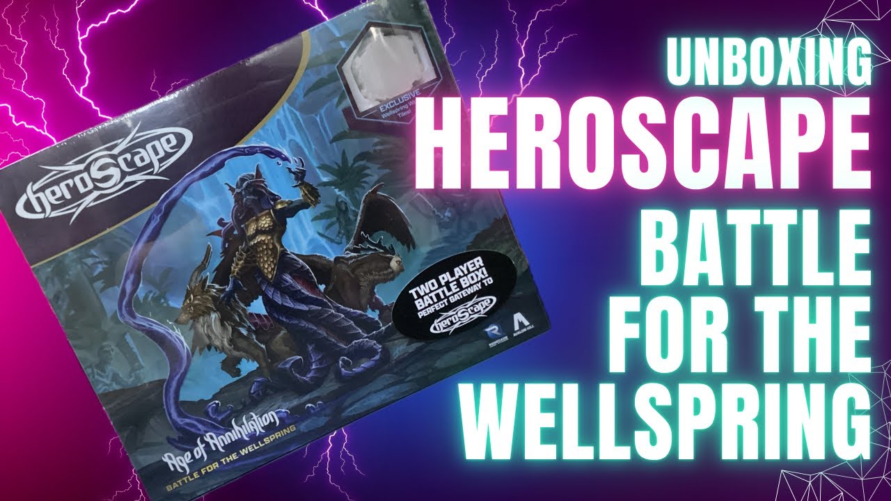 Unboxing Heroscape: Battle for the Wellspring! - YouTube