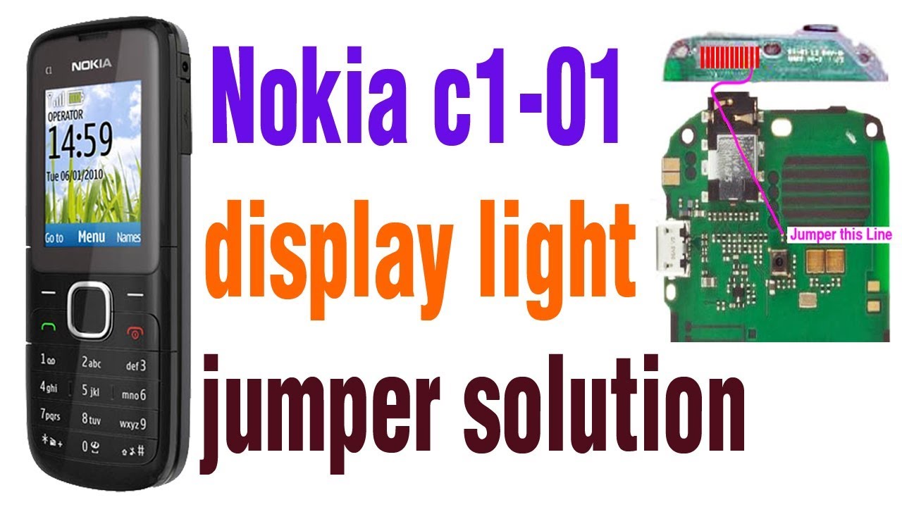 Nokia C1 01 LCD Light Solution / নোকিয়া C1 01 ফাইনাল লাইট সলিউশন ...