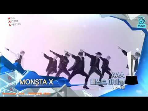 2018 AAA 베스트 아이콘 - 몬스타엑스 MONSTA X - YouTube