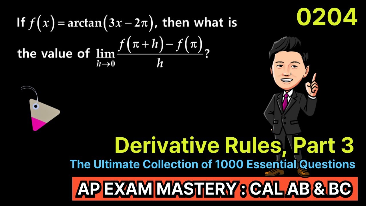 The Ultimate Collection for AP Exam 0204 | How to Differentiate Arctan ...