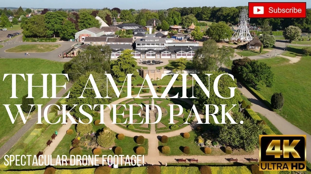 Kettering’s Amazing Wicksteed Park | Spectacular 4K Drone Footage ...
