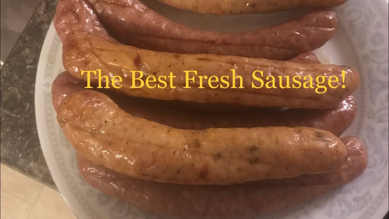 Fresh Pork Brats in the Masterbuilt Smoker - YouTube
