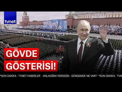 Rusya'da görkemli tören: Putin'den Batı'ya gözdağı!