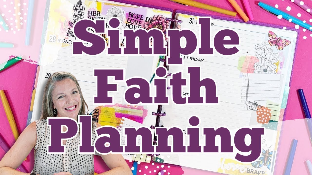 Simple Faith Planning || Faith Plan With Me || Illustrated Faith - YouTube