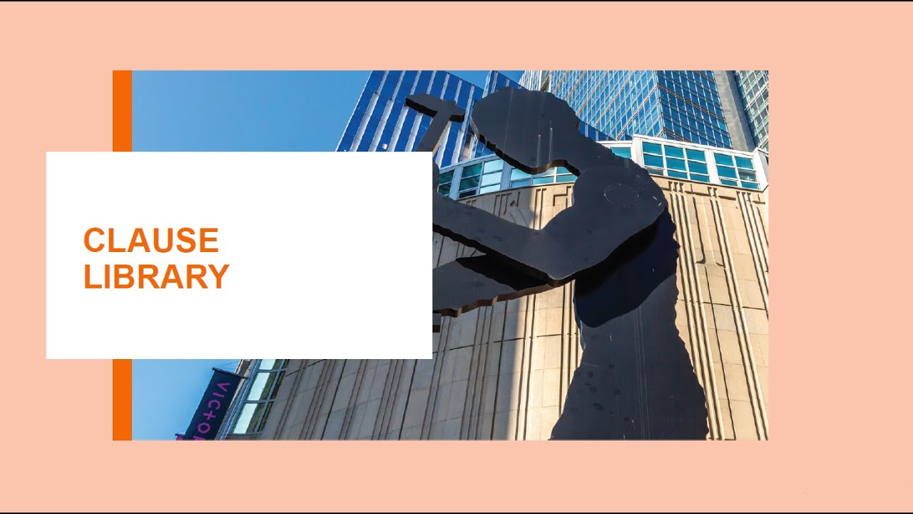 CBA Legal Library PRO - Using the Clause Library - YouTube