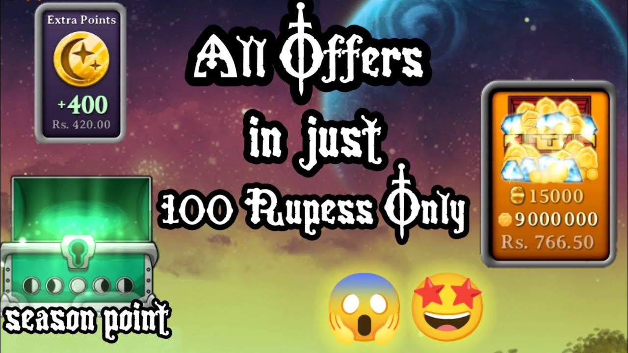 Magic rampage All Offers in just 100 rupees only😱🤩 - YouTube