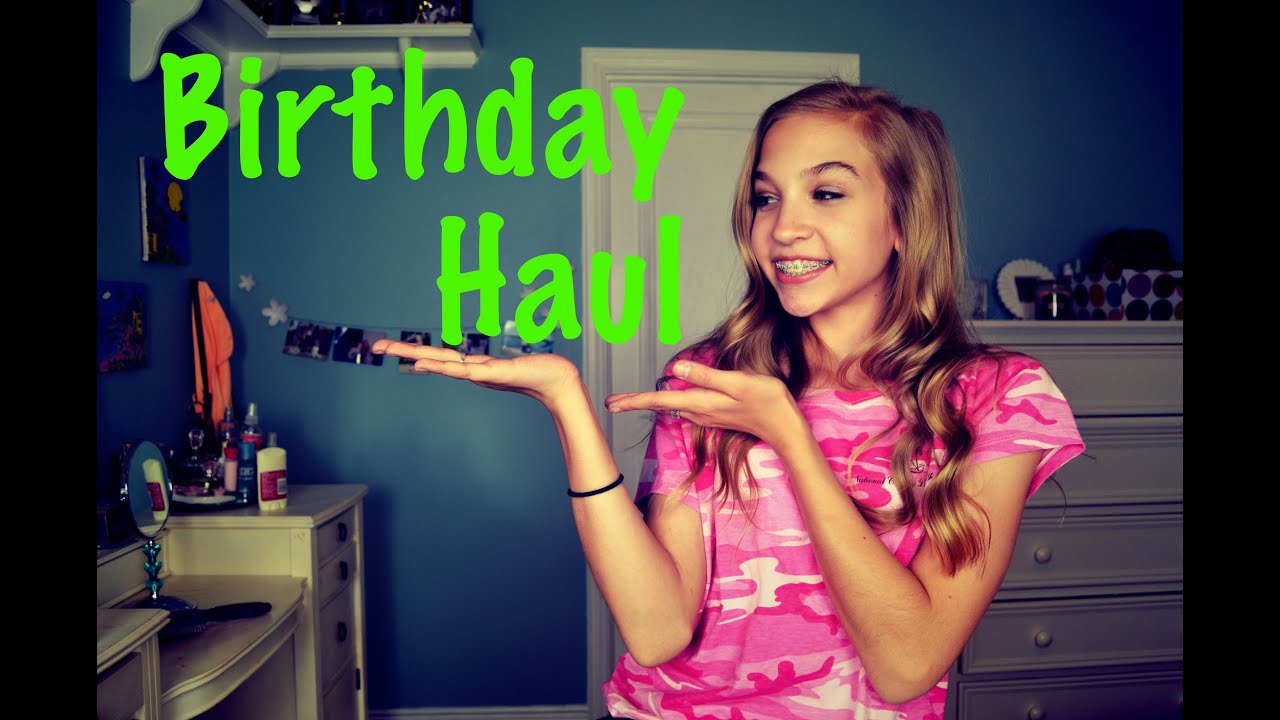 Birthday Haul! - YouTube