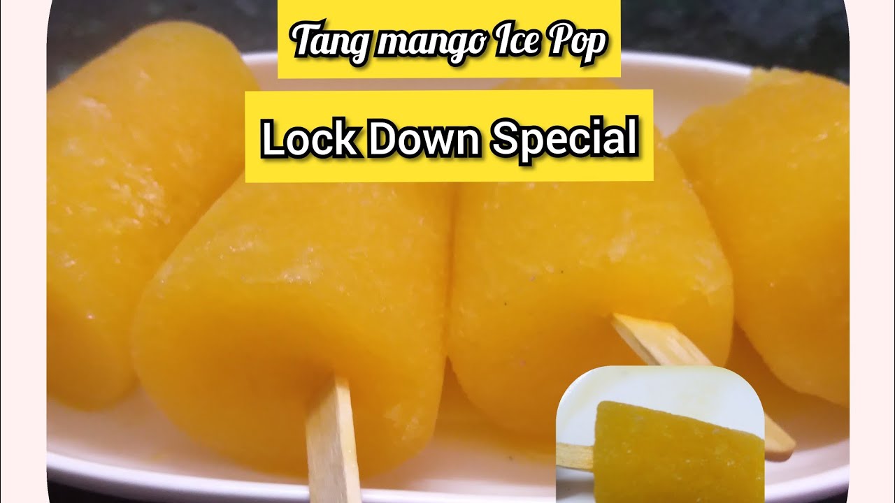 Tang mango Ice Pop / Mango Gola / Summer Special / How to make Mango ...