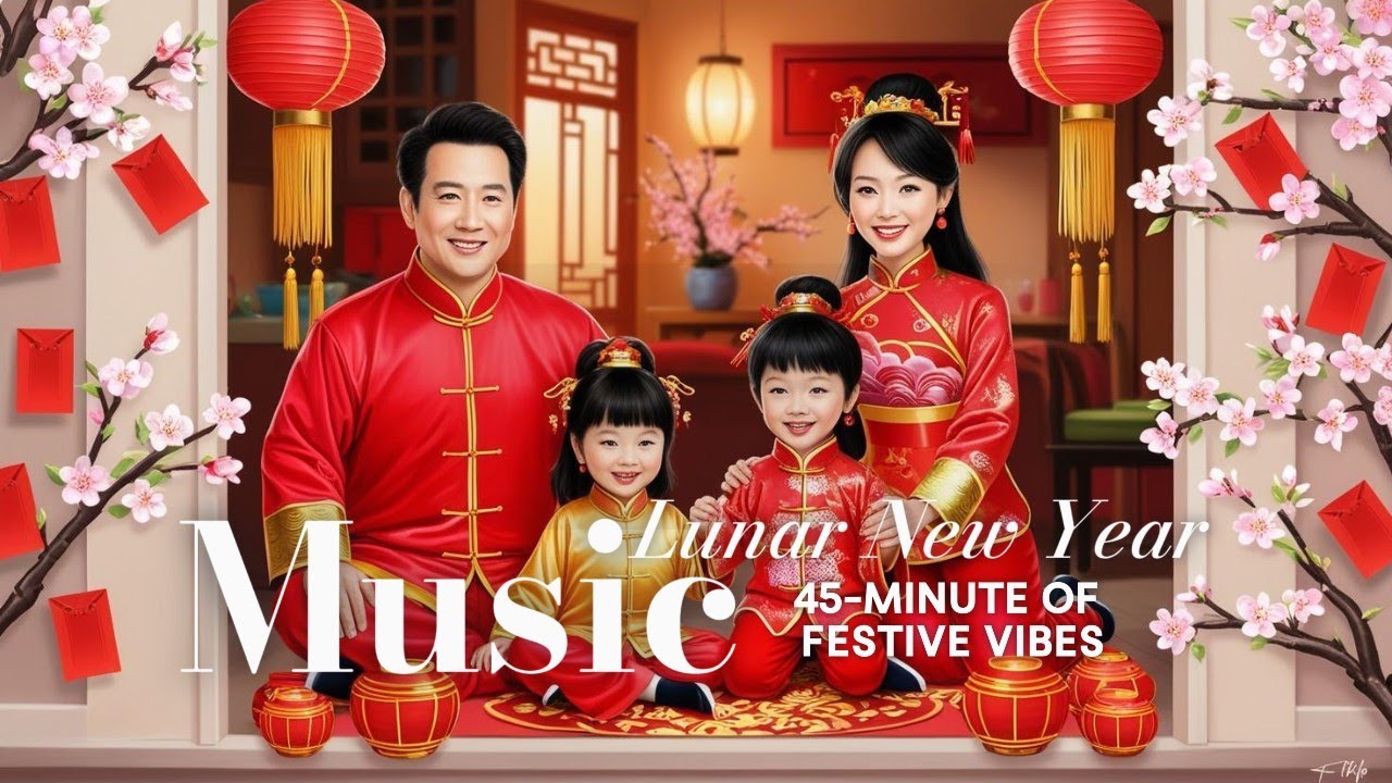 45 Minutes of Lunar New Year Music | Whimsical Celebration with Festive ...