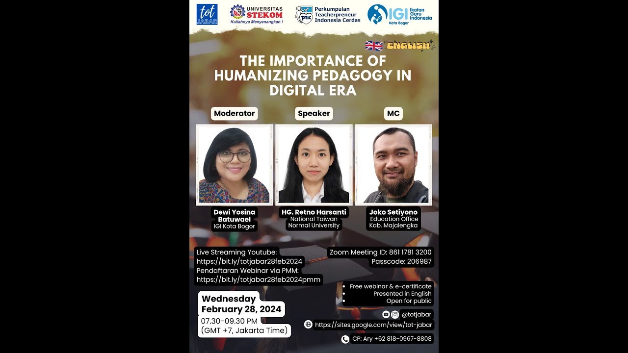 THE IMPORTANCE OF HUMANIZING PEDAGOGY IN DIGITAL ERA - YouTube