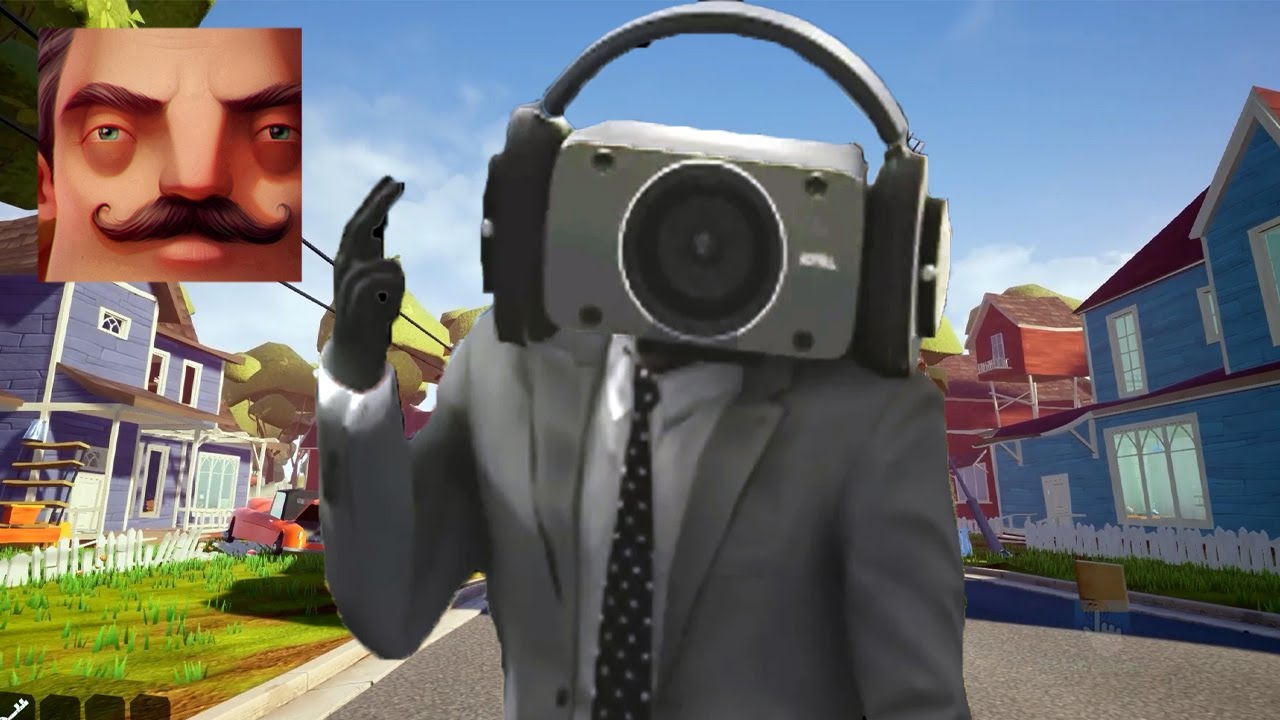 Hello Neighbor - My New Neighbor Skibidi Toilets Big Speakerman History ...